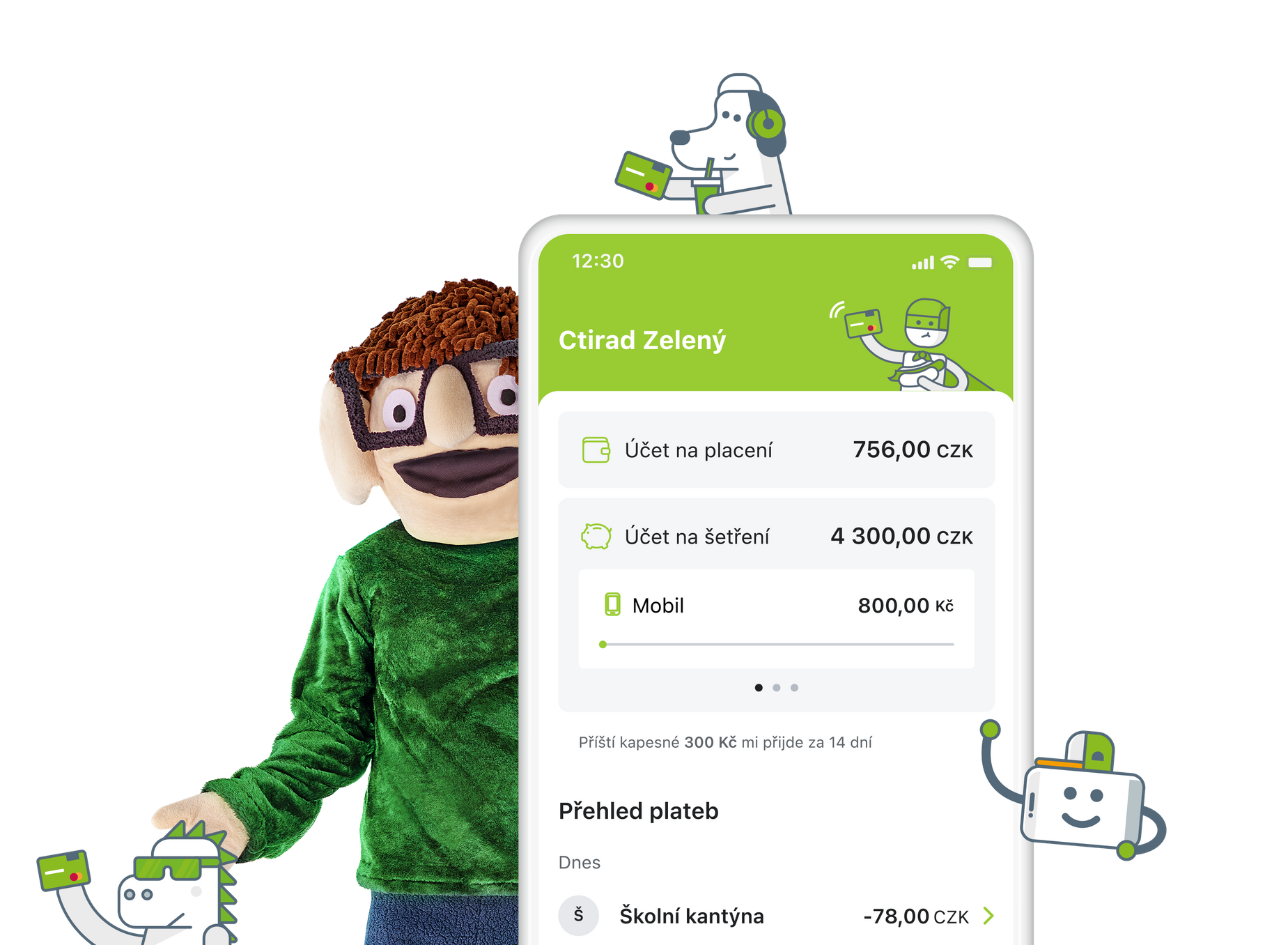 Dětský účet zdarma od 8 let | Air Bank