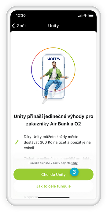 Jak se stát členem Unity | Air Bank