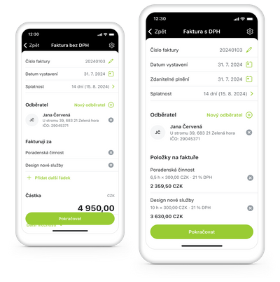 Jednoduchá fakturace | Air Bank